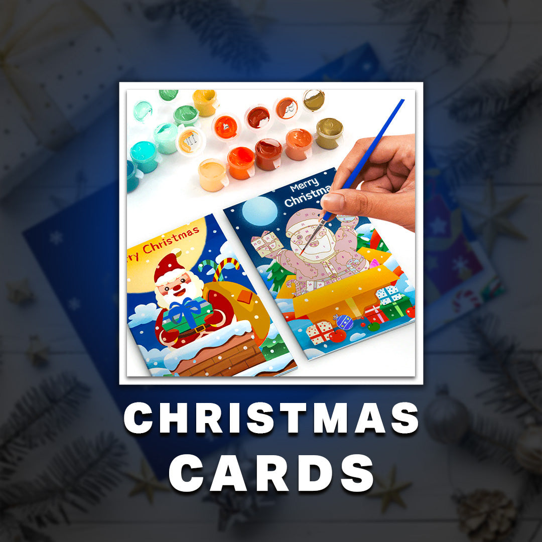Christmas Cards - Paint by Numbers Kits